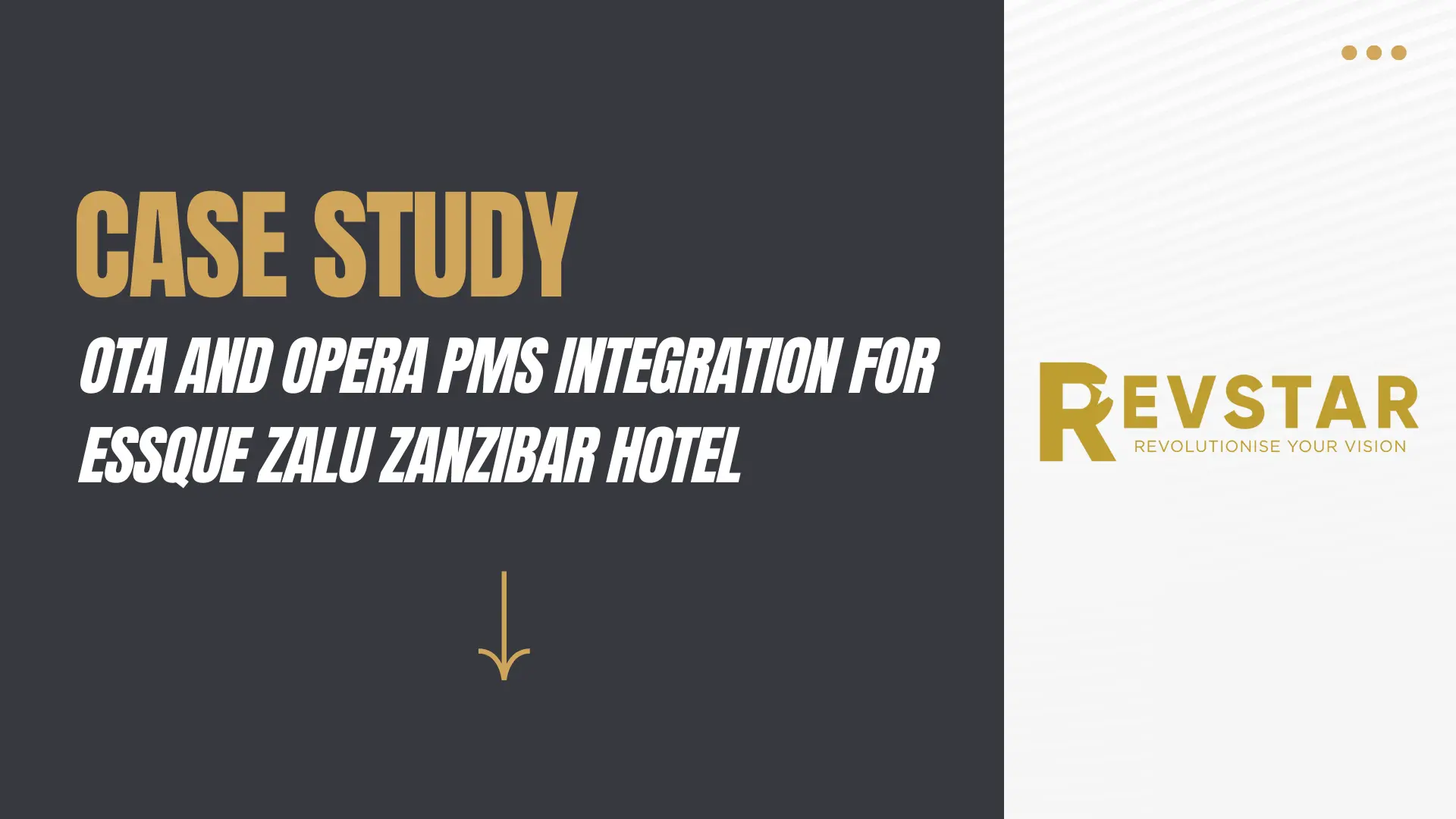 Case Study: OTA And Opera PMS Integration For A Hotel In Zanzibar - Revstar